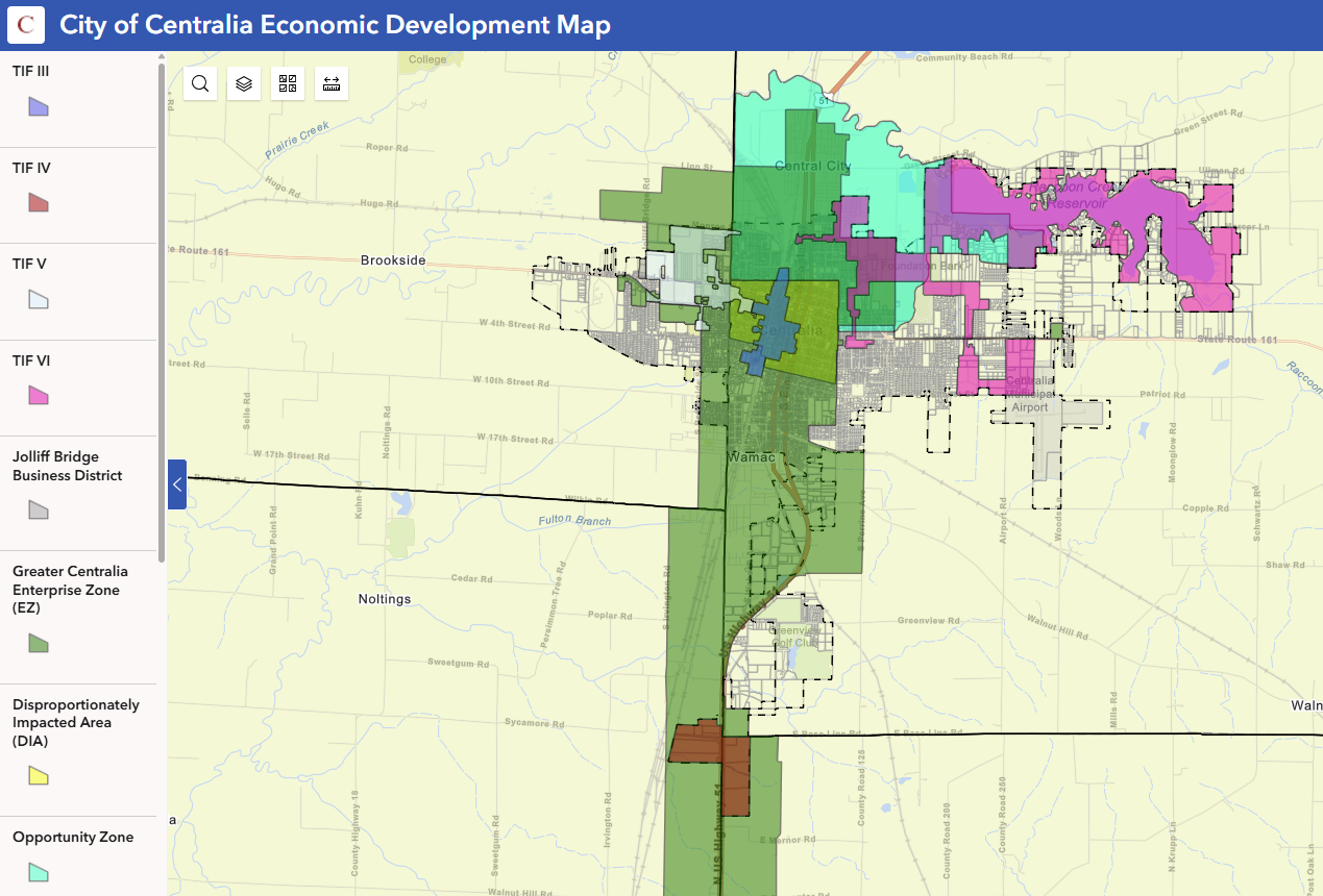 Interactive Economic Development Map | Centralia IL